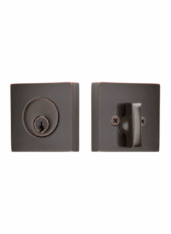Hardware - Emtek Square Deadbolt - Pivot Door Company