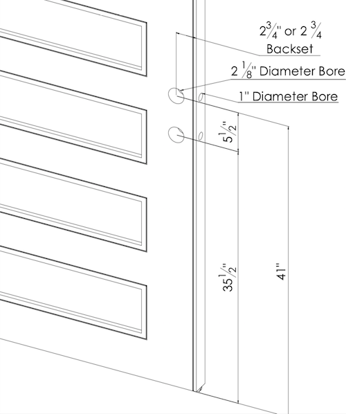 Exterior Pivot Doors - Custom - Lassen - Pivot Door Company