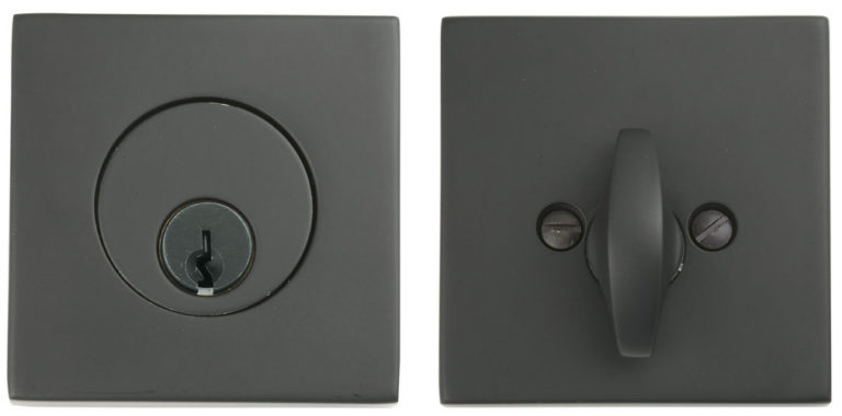 Hardware - Emtek Square Deadbolt - Pivot Door Company