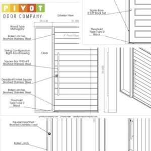 Contractor Pivot Door Information - Pivot Door Company