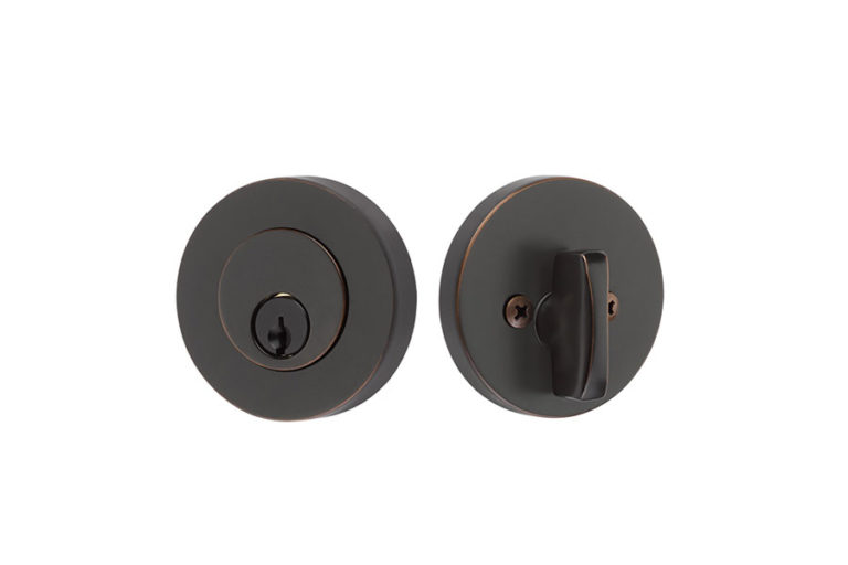 Hardware - Emtek Round Dead Deadbolt - Pivot Door Company