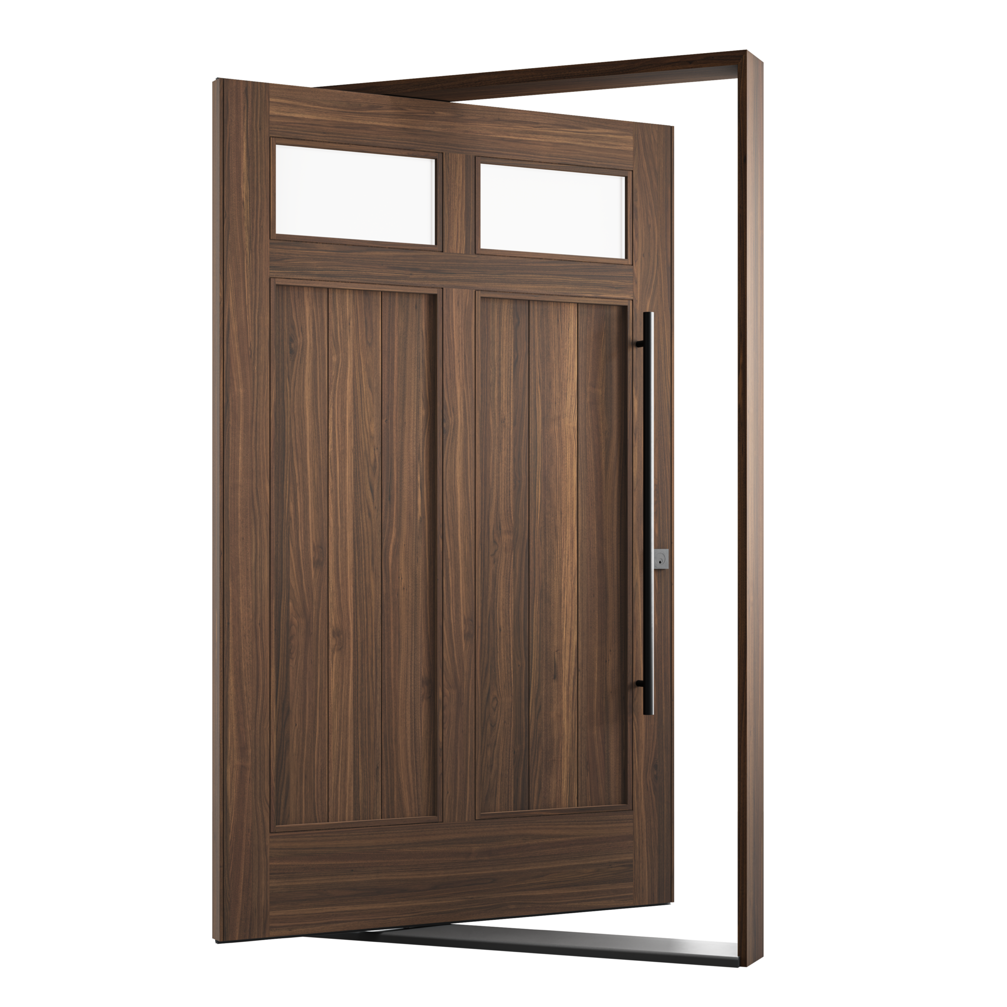 Exterior Pivot Doors - Monroe Craftsman Style Pivot Door - Pivot Door ...