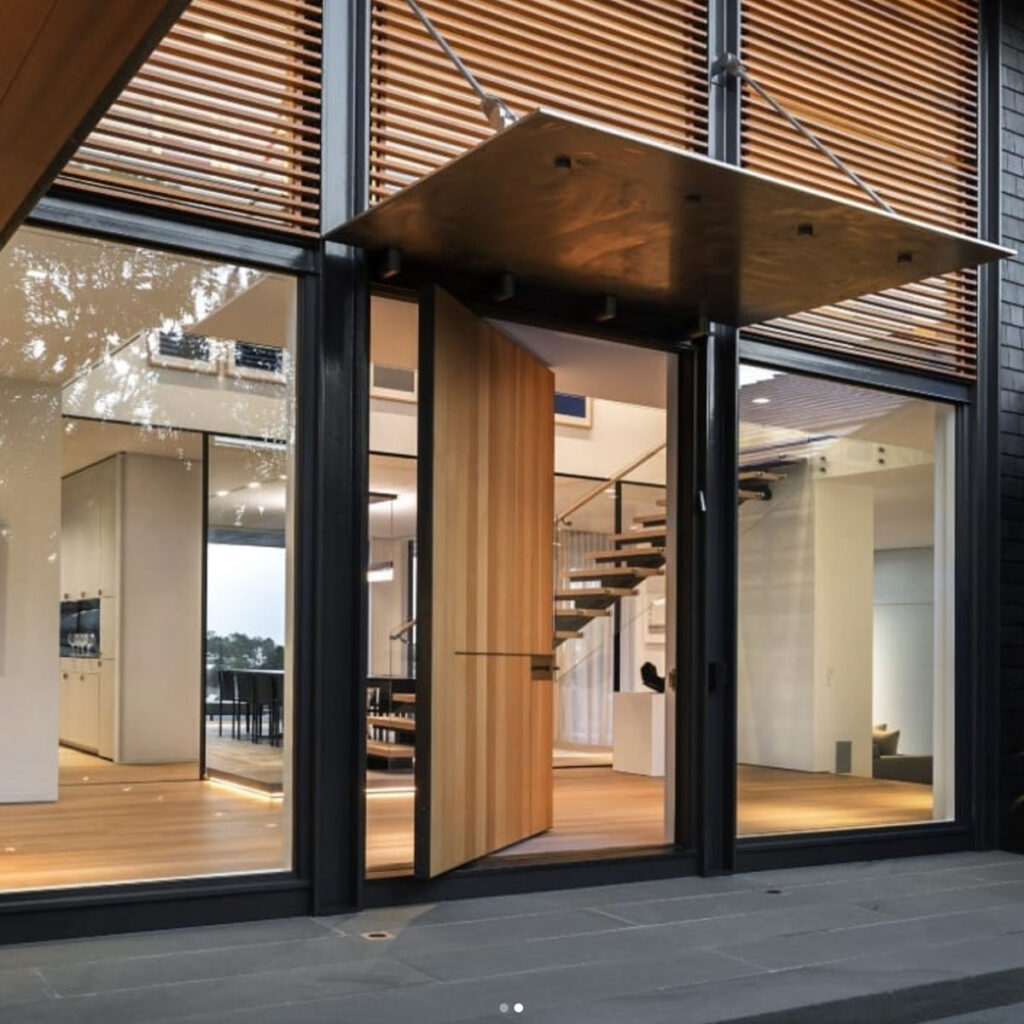 Exterior Pivot Doors - Custom - Flat - Pivot Door Company