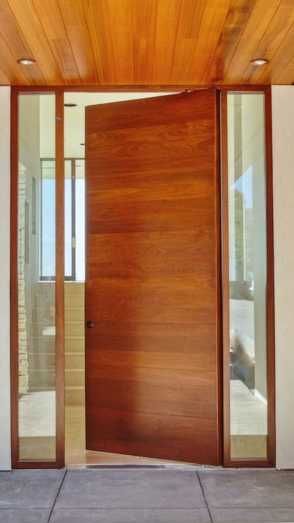 Exterior Pivot Doors - Custom - Solace - Pivot Door Company
