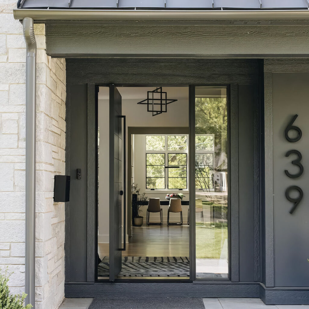 Exterior Pivot Doors - Custom - Solace - Pivot Door Company
